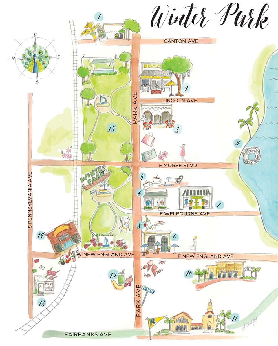 Bird's Eye View: A Walking Guide to Winter Park | Flamingo Magazine