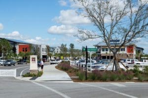 The main street at Babcock Ranch; Photography courtesy of Babcock Ranch