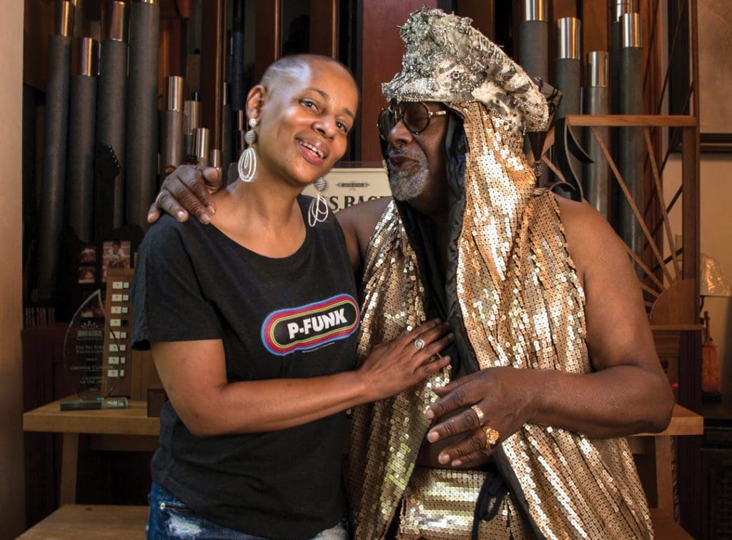 Clinton and his wife Carlon by the pipe organ at their home in ...