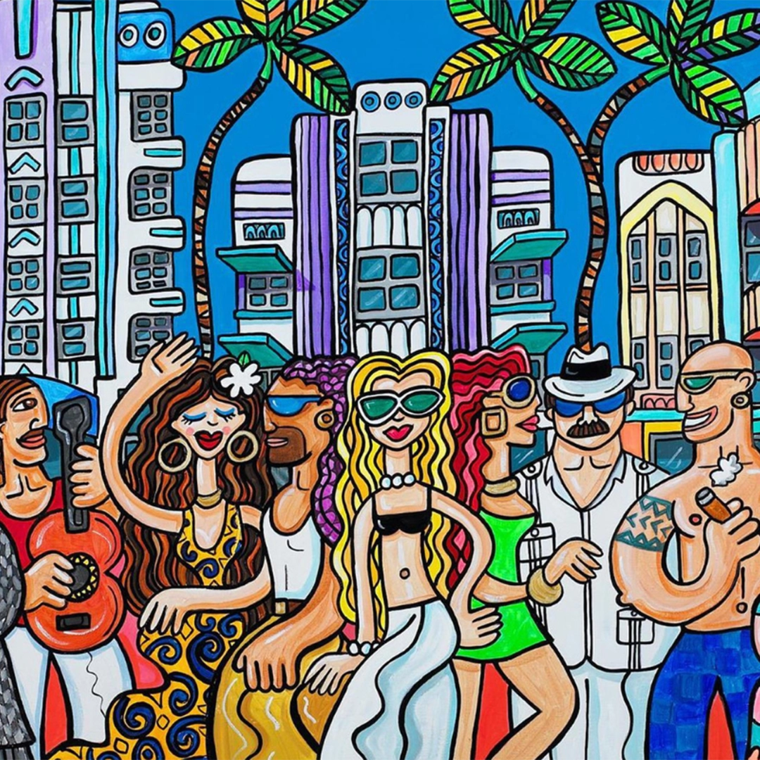 Blending Cultures on Canvas: Tony Mendoza's Vibrant Cuban-American Art ...